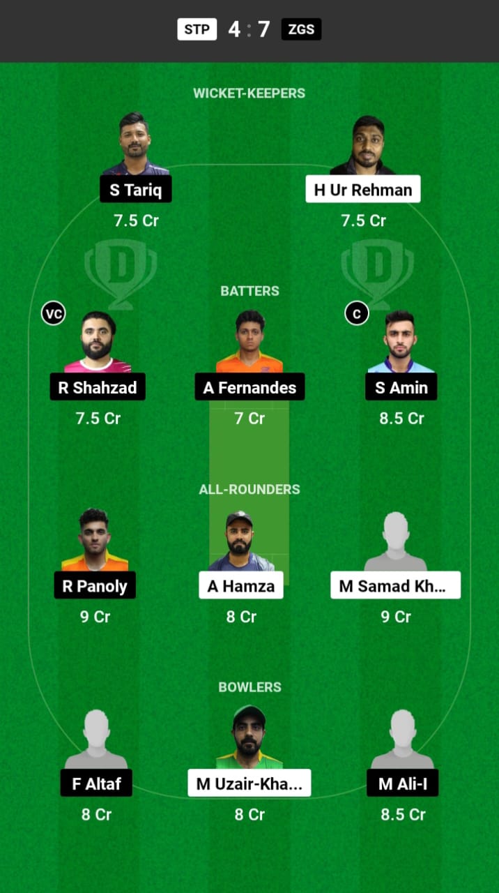 STP vs ZGS Dream11 Prediction in Hindi, Dream11 Team, Fantasy Cricket ...