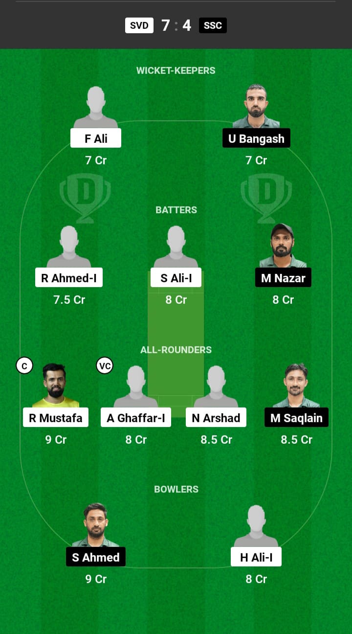 SVD vs SSC Dream11 Prediction in Hindi, Dream11 Team, Fantasy Cricket, Pitch Report, T20 Match ...