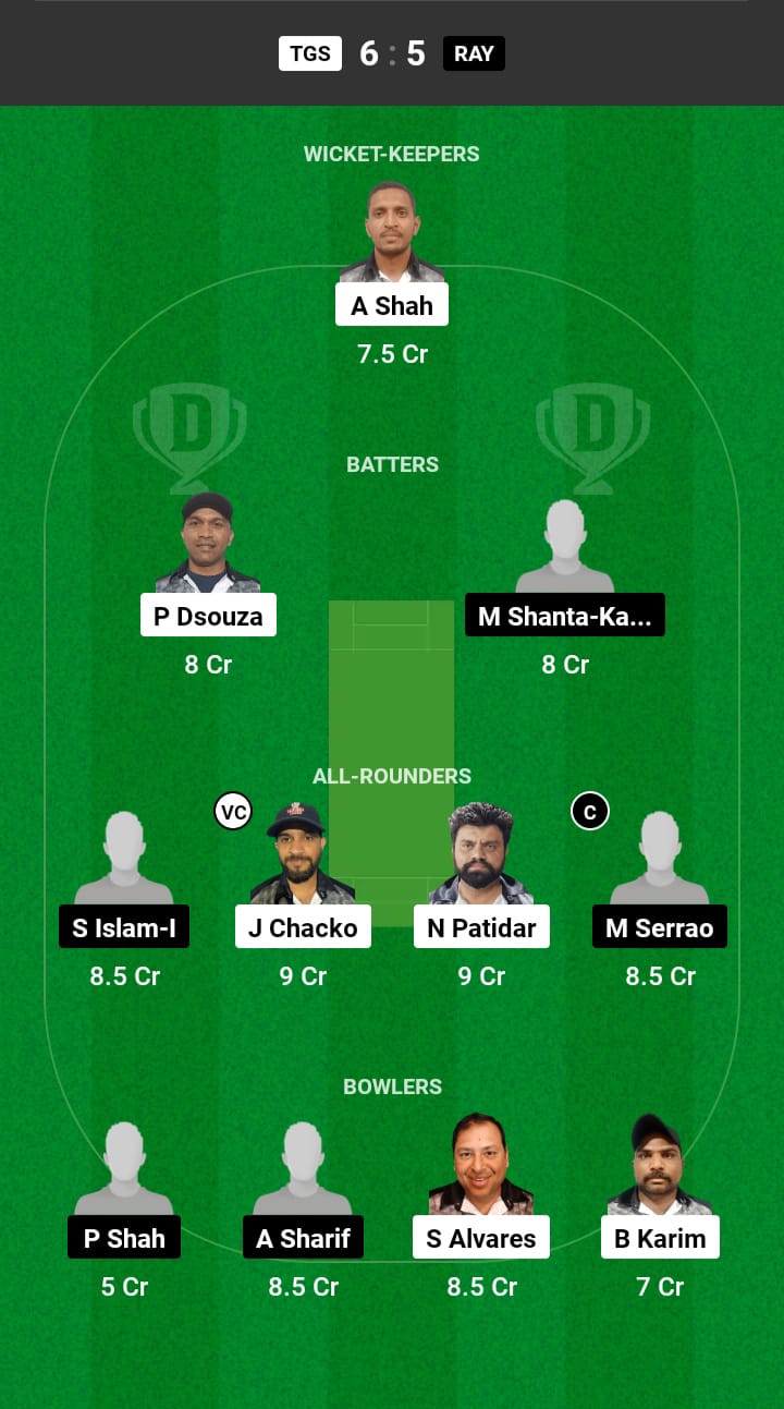 TGS vs RAY Dream11 Prediction in Hindi, Fantasy Cricket, Pitch Report ...