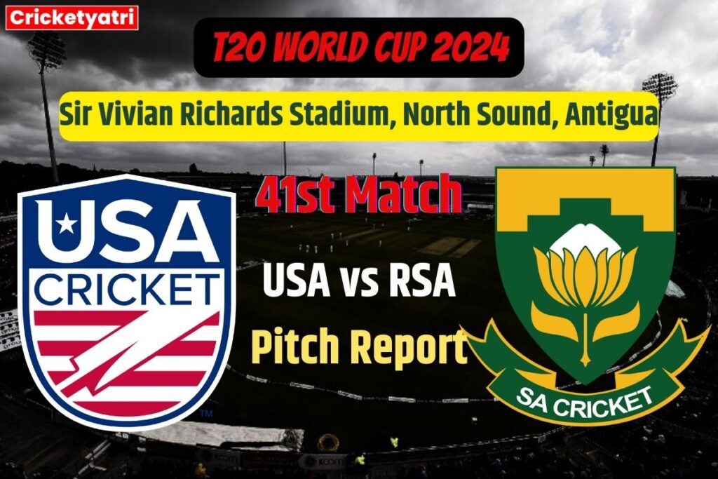 USA vs RSA Pitch Report: सर विवियन रिचर्ड्स स्टेडियम में यूएसए के खिलाफ ...