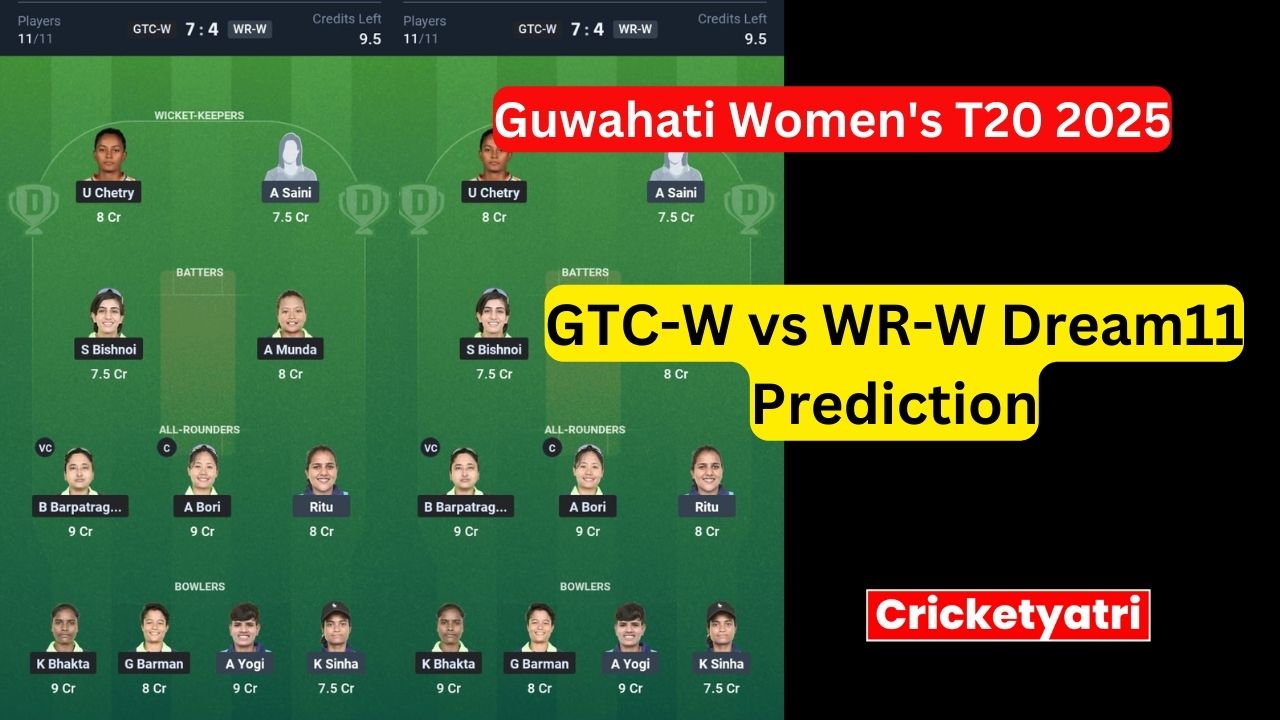 GTC-W vs WR-W Dream11 Prediction in Hindi, Fantasy Cricket, Pitch Report, Dream11 Team, T20 ...